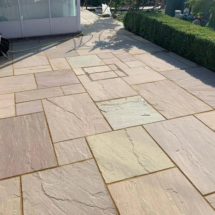 Raj Green Indian Sandstone Paving Patio 22mm