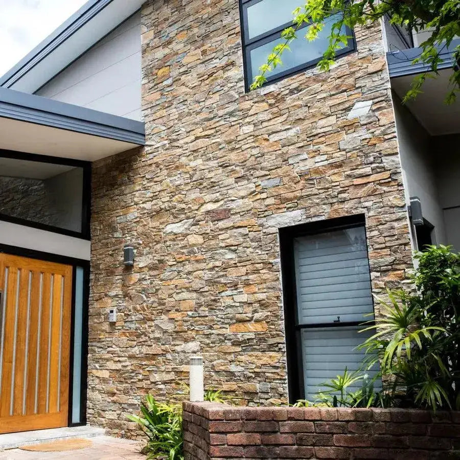 Autumn Gold Stone Cladding Z Tiles Clad Panels