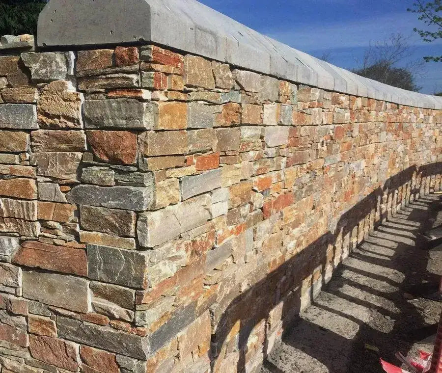 Oyster Quartz Exterior Stone Tier Cladding Panels 550 x 200