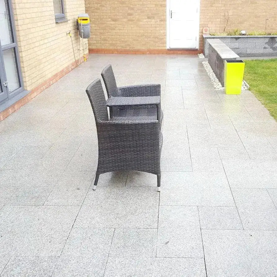 Silver Grey Granite Paving Slabs Patio Packs